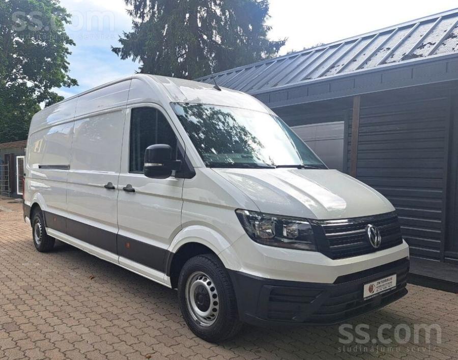 Balts Volkswagen Crafter 2023 Rīga, ar dzinēja tilpumu 2.00 L un nobraukumu 0 tūkst. km par 29887 €, foto 1 vietnē AUTOMOTO.COM.LV