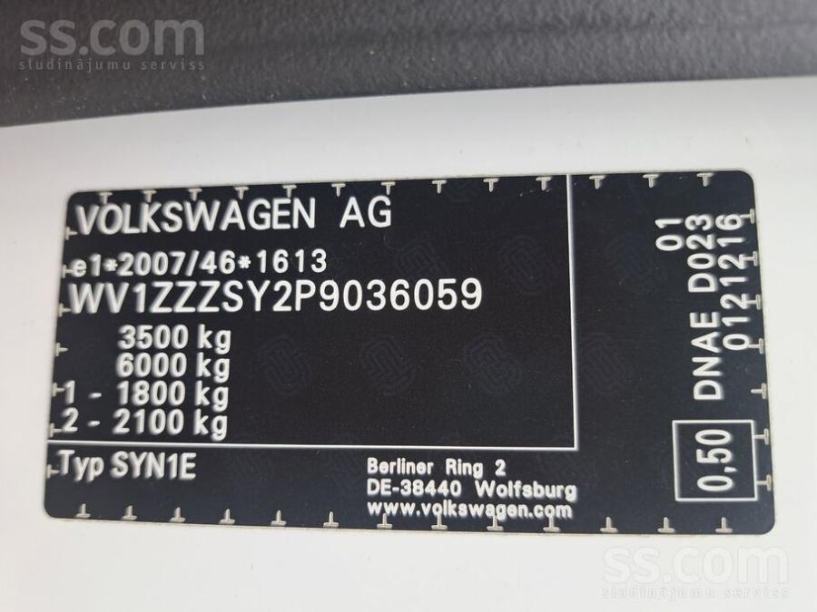 Balts Volkswagen Crafter 2023 Rīga, ar dzinēja tilpumu 2.00 L un nobraukumu 0 tūkst. km par 29887 €, foto 32 vietnē AUTOMOTO.COM.LV