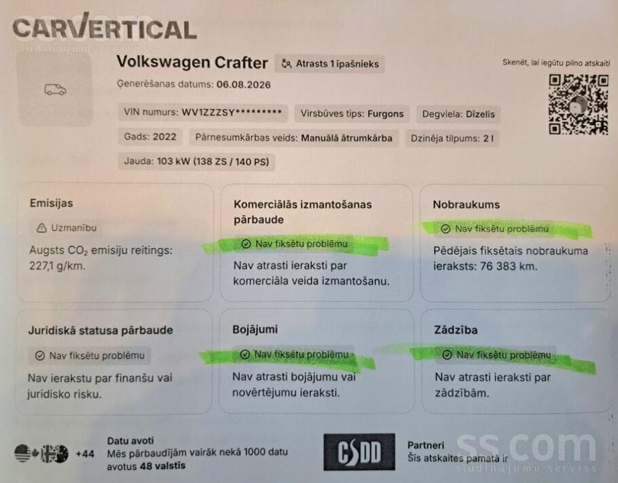 Balts Volkswagen Crafter 2023 Rīga, ar dzinēja tilpumu 2.00 L un nobraukumu 0 tūkst. km par 29887 €, foto 34 vietnē AUTOMOTO.COM.LV