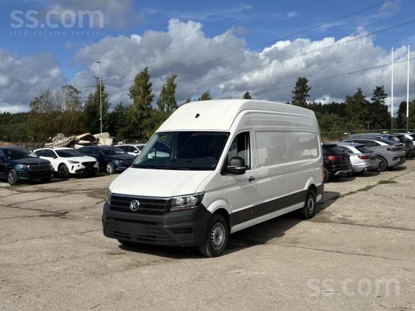 White Volkswagen Crafter 2023 in Jurmala, with an engine capacity of 2.00 L and mileage of 149 thousand km for 20950 €, photo 1 on AUTOMOTO.COM.LV