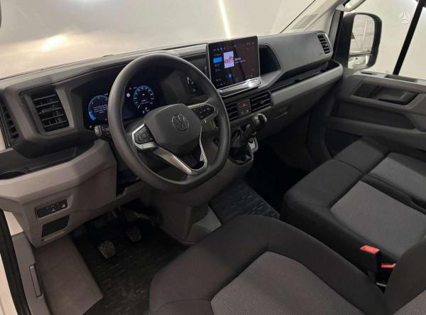 White Volkswagen Crafter 2024 in Marijampole, with an engine capacity of 1.97 L and mileage of 17 thousand km for 37900 €, photo 2 on AUTOMOTO.COM.LV