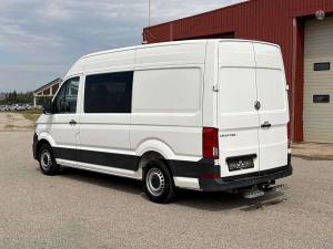 White Volkswagen Crafter 2024 in Ukmerge, with an engine capacity of 1.97 L and mileage of 33 thousand km for 30400 €, photo 5 on AUTOMOTO.COM.LV
