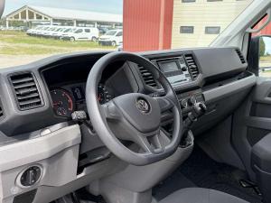 White Volkswagen Crafter 2024 in Ukmerge, with an engine capacity of 1.97 L and mileage of 33 thousand km for 30400 €, photo 10 on AUTOMOTO.COM.LV