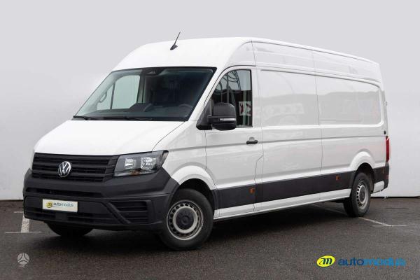 White Volkswagen Crafter 2025 in Vilnius, with an engine capacity of 1.97 L and mileage of 40 thousand km for 27990 €, photo 1 on AUTOMOTO.COM.LV