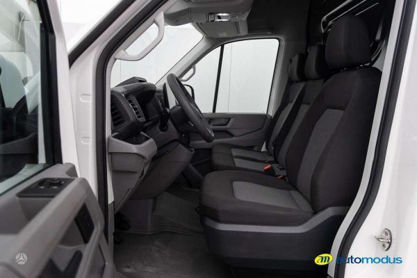 White Volkswagen Crafter 2025 in Vilnius, with an engine capacity of 1.97 L and mileage of 40 thousand km for 27990 €, photo 3 on AUTOMOTO.COM.LV
