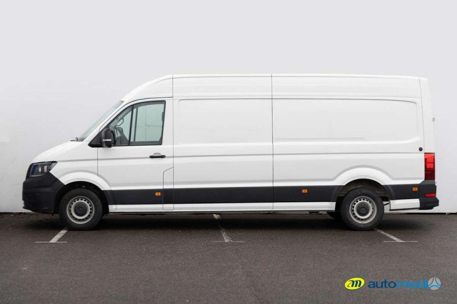 White Volkswagen Crafter 2025 in Vilnius, with an engine capacity of 1.97 L and mileage of 40 thousand km for 27990 €, photo 26 on AUTOMOTO.COM.LV