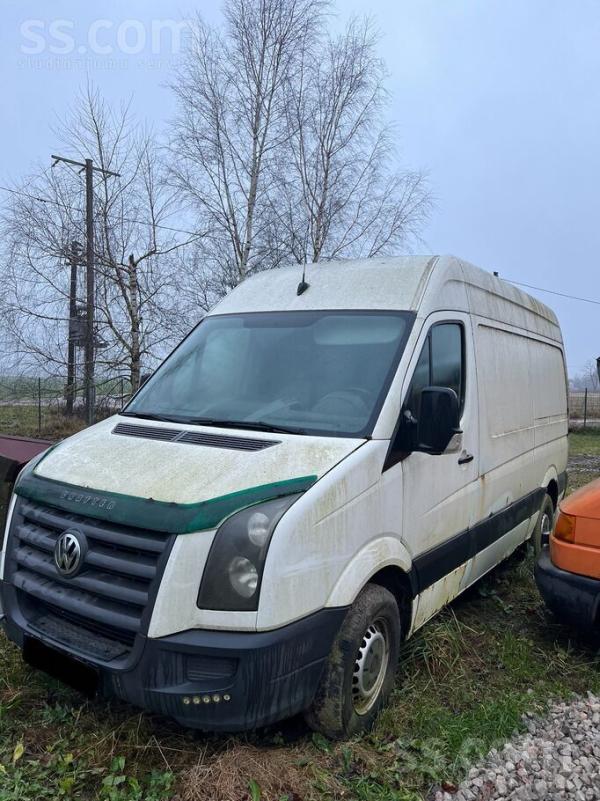 White Volkswagen Crafter 2007 in Bauska, with an engine capacity of 2.50 L and mileage of 200 thousand km for 2500 €, photo 2 on AUTOMOTO.COM.LV