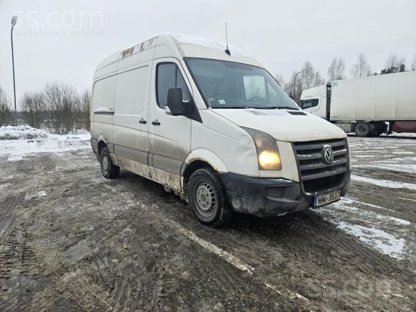 White Volkswagen Crafter 2007 in Riga, with an engine capacity of 2.50 L and mileage of 292 thousand km for 2500 €, photo 2 on AUTOMOTO.COM.LV