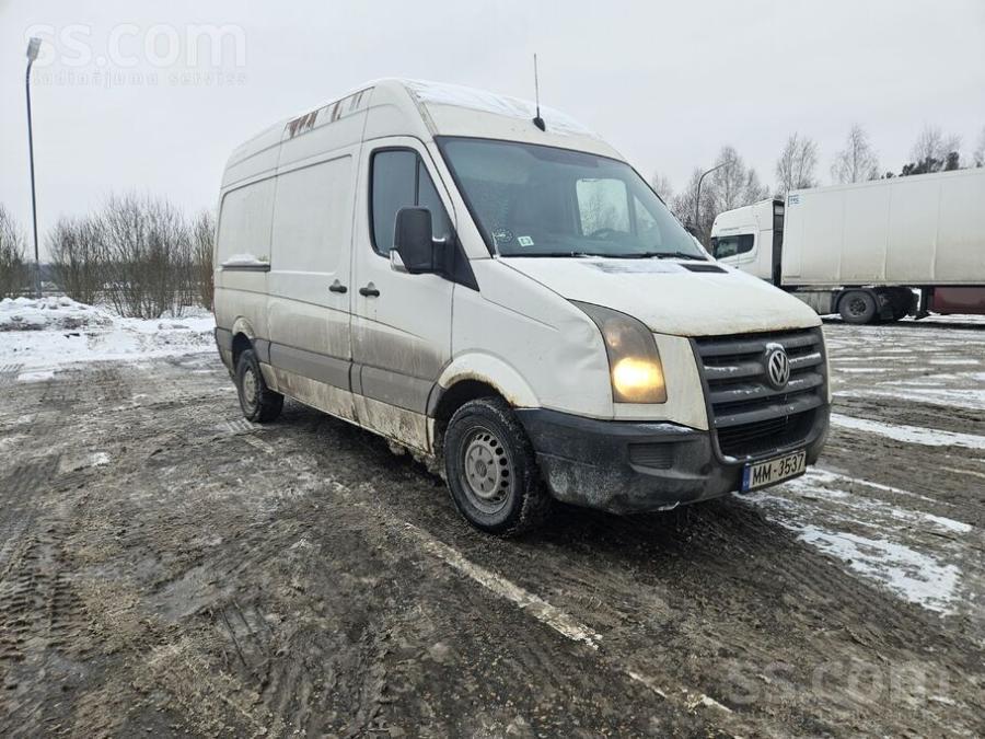 Balts Volkswagen Crafter 2007 Rīga, ar dzinēja tilpumu 2.50 L un nobraukumu 292 tūkst. km par 2500 €, foto 2 vietnē AUTOMOTO.COM.LV