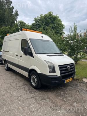 White Volkswagen Crafter 2008 in Rezekne, with an engine capacity of 2.50 L and mileage of 202 thousand km for 5500 €, photo  on AUTOMOTO.COM.LV