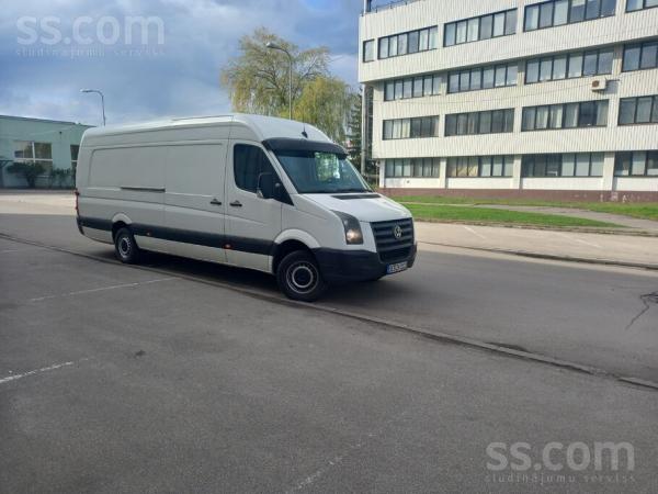 White Volkswagen Crafter 2009 in Riga, with an engine capacity of 2.50 L and mileage of 0 thousand km for 8000 €, photo 2 on AUTOMOTO.COM.LV