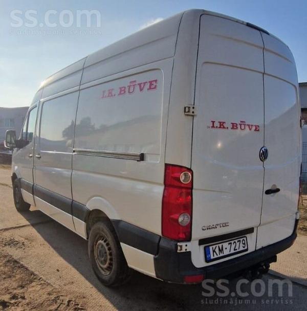Balts Volkswagen Crafter 2009 Rīga, ar dzinēja tilpumu 2.50 L un nobraukumu 315 tūkst. km par 3990 €, foto 3 vietnē AUTOMOTO.COM.LV