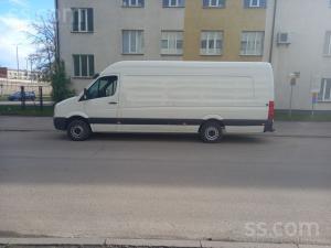 White Volkswagen Crafter 2009 in Riga, with an engine capacity of 2.50 L and mileage of 0 thousand km for 8000 €, photo 8 on AUTOMOTO.COM.LV
