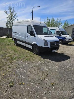 White Volkswagen Crafter 2010 in Riga, with an engine capacity of 2.50 L and mileage of 490 thousand km for 3800 €, photo  on AUTOMOTO.COM.LV