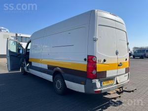 White Volkswagen Crafter 2010 in Riga, with an engine capacity of 2.50 L and mileage of 329 thousand km for 5500 €, photo 5 on AUTOMOTO.COM.LV