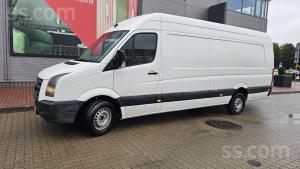 White Volkswagen Crafter 2011 in Riga, with an engine capacity of 2.50 L and mileage of 419 thousand km for 7260 €, photo 2 on AUTOMOTO.COM.LV