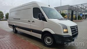White Volkswagen Crafter 2011 in Riga, with an engine capacity of 2.50 L and mileage of 419 thousand km for 7260 €, photo 6 on AUTOMOTO.COM.LV