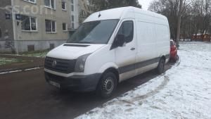 Balts Volkswagen Crafter 2011 Rīga, ar dzinēja tilpumu 2.00 L un nobraukumu 371 tūkst. km par 6000 €, foto  vietnē AUTOMOTO.COM.LV