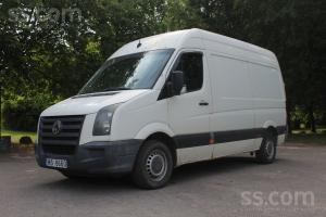 White Volkswagen Crafter 2011 in Tukums, with an engine capacity of 2.50 L and mileage of 460 thousand km for 4500 €, photo 3 on AUTOMOTO.COM.LV