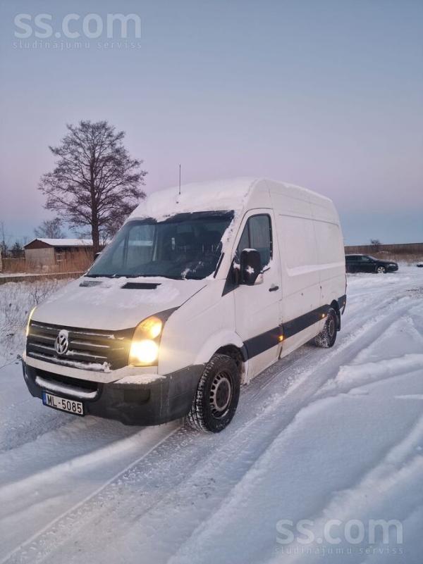 Balts Volkswagen Crafter 2012 Liepāja, ar dzinēja tilpumu 2.00 L un nobraukumu 301 tūkst. km par 4150 €, foto 1 vietnē AUTOMOTO.COM.LV