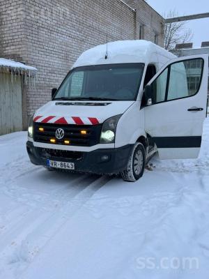Balts Volkswagen Crafter 2012 Daugavpils, ar dzinēja tilpumu 2.00 L un nobraukumu 362 tūkst. km par 7865 €, foto  vietnē AUTOMOTO.COM.LV