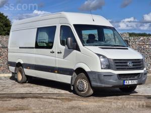 White Volkswagen Crafter 2012 in Tukums, with an engine capacity of 2.00 L and mileage of 374 thousand km for 7900 €, photo 1 on AUTOMOTO.COM.LV