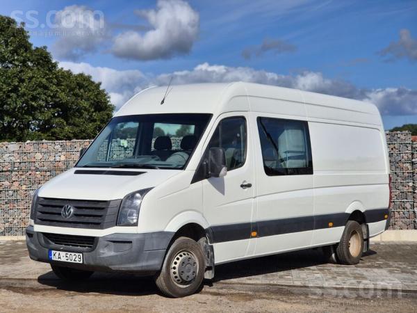 White Volkswagen Crafter 2012 in Tukums, with an engine capacity of 2.00 L and mileage of 374 thousand km for 7900 €, photo 2 on AUTOMOTO.COM.LV