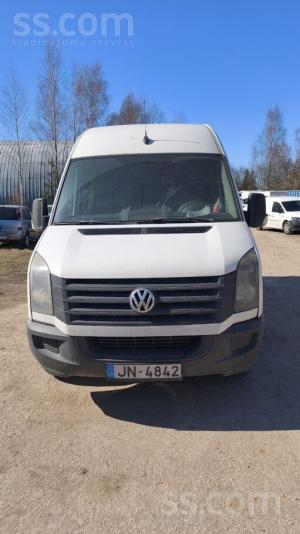 White Volkswagen Crafter 2012 in Riga, with an engine capacity of 2.00 L and mileage of 305 thousand km for 3400 €, photo  on AUTOMOTO.COM.LV