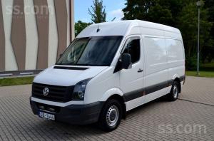 White Volkswagen Crafter 2012 in Tukums, with an engine capacity of 2.00 L and mileage of 430 thousand km for 7800 €, photo 3 on AUTOMOTO.COM.LV