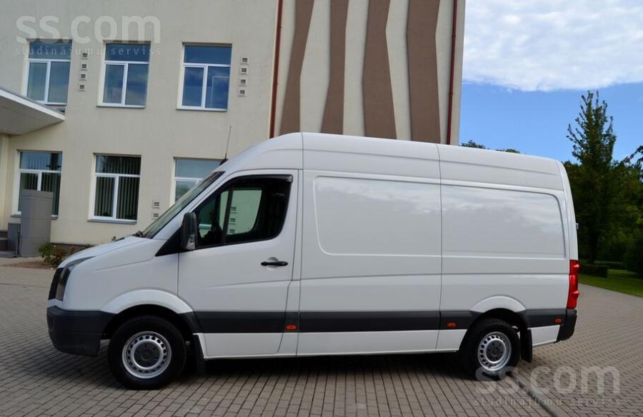 White Volkswagen Crafter 2012 in Tukums, with an engine capacity of 2.00 L and mileage of 430 thousand km for 7800 €, photo 4 on AUTOMOTO.COM.LV