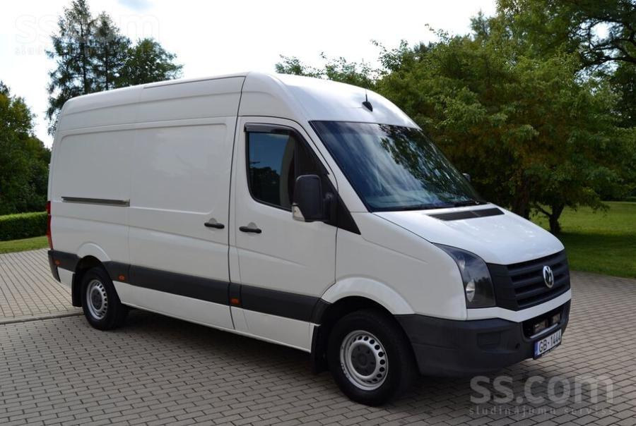 White Volkswagen Crafter 2012 in Tukums, with an engine capacity of 2.00 L and mileage of 430 thousand km for 7800 €, photo 9 on AUTOMOTO.COM.LV