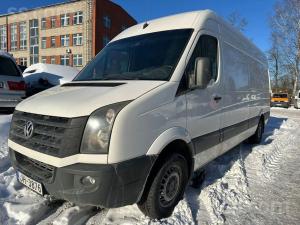 White Volkswagen Crafter 2013 in Riga, with an engine capacity of 2.00 L and mileage of 429 thousand km for 7600 €, photo  on AUTOMOTO.COM.LV