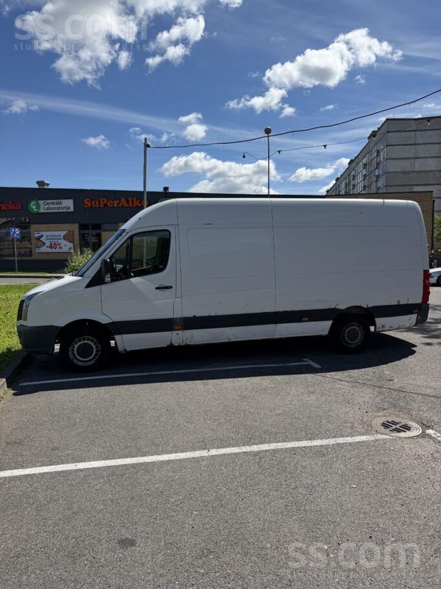 Balts Volkswagen Crafter 2013 Rīga, ar dzinēja tilpumu 2.00 L un nobraukumu 266 tūkst. km par 7300 €, foto 3 vietnē AUTOMOTO.COM.LV