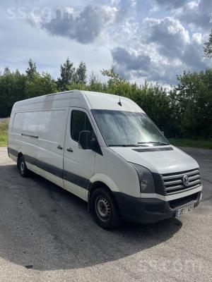 White Volkswagen Crafter 2013 in Ogre, with an engine capacity of 2.00 L and mileage of 715 thousand km for 4250 €, photo  on AUTOMOTO.COM.LV