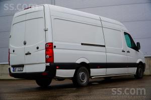 White Volkswagen Crafter 2014 in Riga, with an engine capacity of 2.00 L and mileage of 265 thousand km for 3599 €, photo 7 on AUTOMOTO.COM.LV