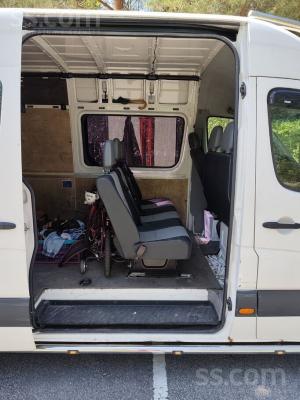 White Volkswagen Crafter 2015 in Riga, with an engine capacity of 2.00 L and mileage of 344 thousand km for 7490 €, photo 8 on AUTOMOTO.COM.LV