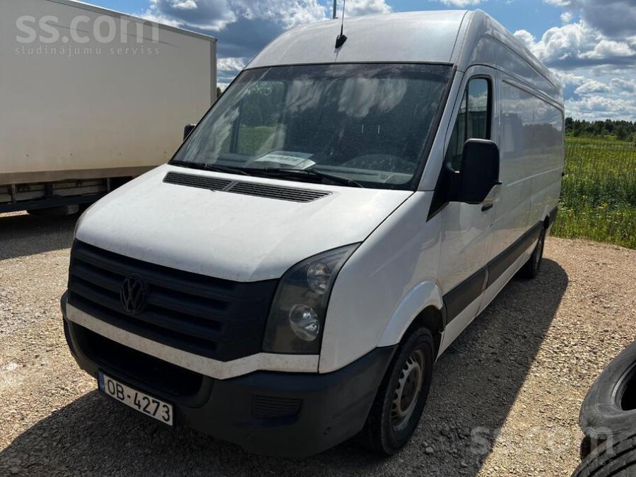 White Volkswagen Crafter 2015 in Riga, with an engine capacity of 2.00 L and mileage of 334 thousand km for 7260 €, photo 3 on AUTOMOTO.COM.LV