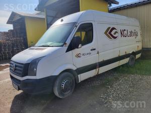 Balts Volkswagen Crafter 2016 Cēsis, ar dzinēja tilpumu 2.00 L un nobraukumu 401 tūkst. km par 2100 €, foto  vietnē AUTOMOTO.COM.LV