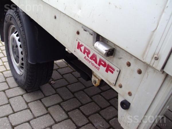 White Volkswagen Crafter 2016 in Riga, with an engine capacity of 2.00 L and mileage of 118 thousand km for 16000 €, photo 9 on AUTOMOTO.COM.LV