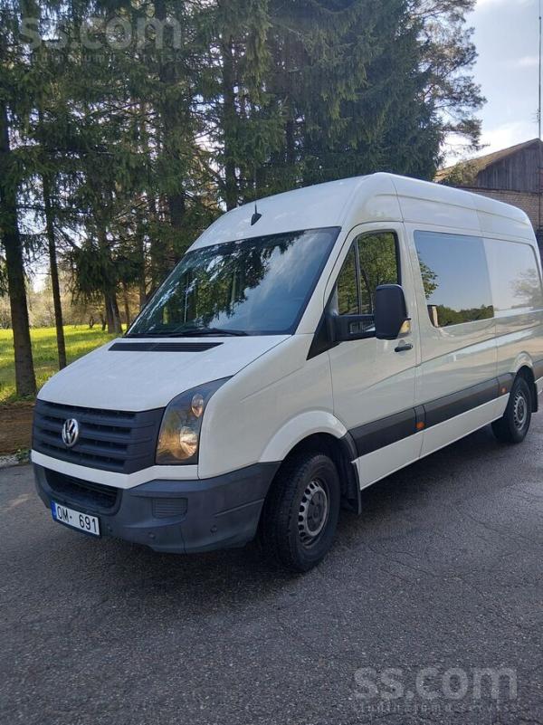 Balts Volkswagen Crafter 2016 Kuldīga, ar dzinēja tilpumu 2.00 L un nobraukumu 341 tūkst. km par 8950 €, foto 1 vietnē AUTOMOTO.COM.LV