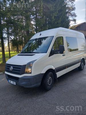 Balts Volkswagen Crafter 2016 Kuldīga, ar dzinēja tilpumu 2.00 L un nobraukumu 341 tūkst. km par 8950 €, foto  vietnē AUTOMOTO.COM.LV