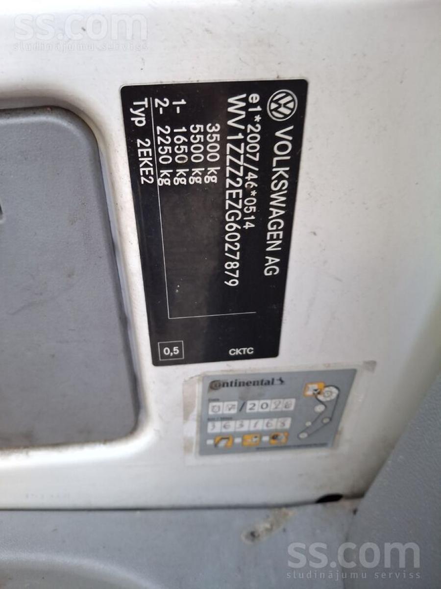 Balts Volkswagen Crafter 2016 Rīga, ar dzinēja tilpumu 2.00 L un nobraukumu 374 tūkst. km par 6590 €, foto 15 vietnē AUTOMOTO.COM.LV