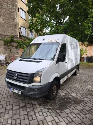 Balts Volkswagen Crafter 2016 Rīga, ar dzinēja tilpumu 2.00 L un nobraukumu 458 tūkst. km par 4500 €, foto  vietnē AUTOMOTO.COM.LV