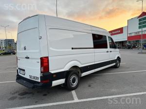 White Volkswagen Crafter 2017 in Valmiera, with an engine capacity of 2.00 L and mileage of 657 thousand km for 10900 €, photo 6 on AUTOMOTO.COM.LV