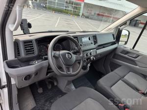 White Volkswagen Crafter 2017 in Valmiera, with an engine capacity of 2.00 L and mileage of 657 thousand km for 10900 €, photo 12 on AUTOMOTO.COM.LV