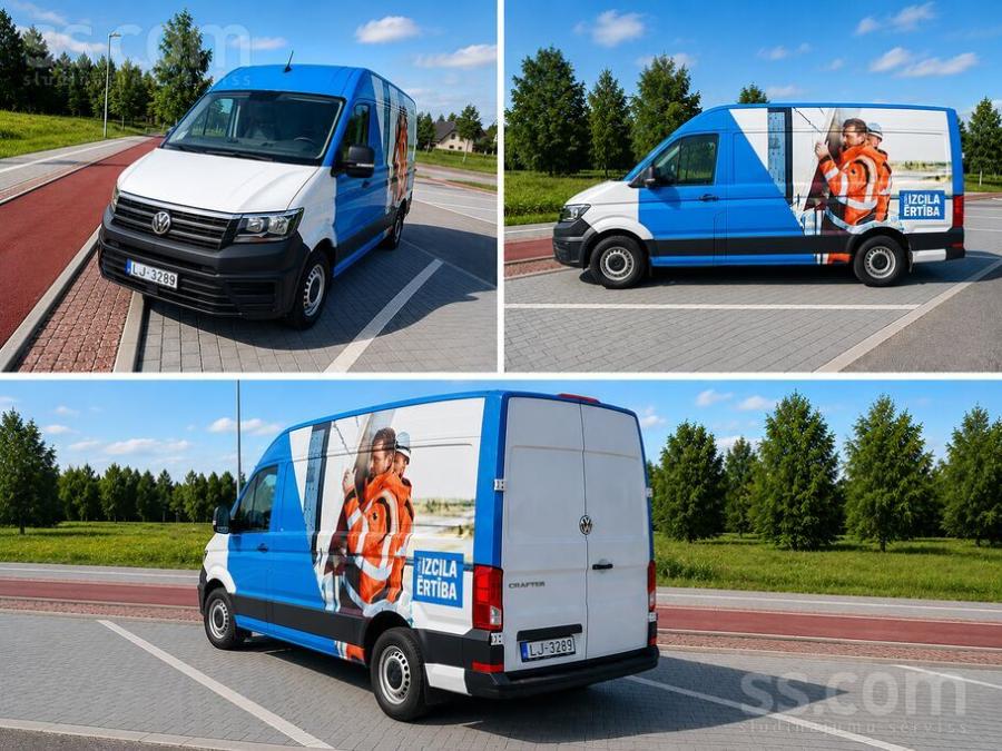 Balts Volkswagen Crafter 2018 Jelgava, ar dzinēja tilpumu 2.00 L un nobraukumu 247 tūkst. km par 13000 €, foto 3 vietnē AUTOMOTO.COM.LV