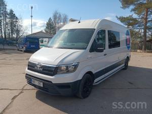 White Volkswagen Crafter 2018 in Ogre, with an engine capacity of 2.00 L and mileage of 272 thousand km for 20000 €, photo  on AUTOMOTO.COM.LV