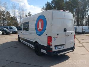 White Volkswagen Crafter 2018 in Ogre, with an engine capacity of 2.00 L and mileage of 272 thousand km for 20000 €, photo 4 on AUTOMOTO.COM.LV