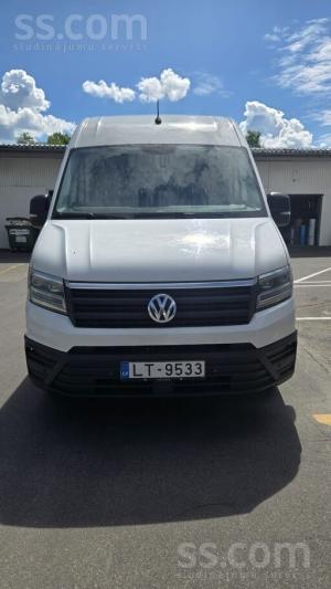 White Volkswagen Crafter 2018 in Riga, with an engine capacity of 2.00 L and mileage of 288 thousand km for 16423 €, photo  on AUTOMOTO.COM.LV