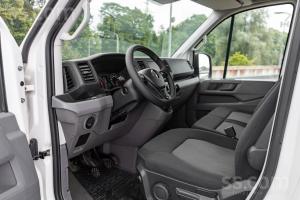 White Volkswagen Crafter 2018 in Riga, with an engine capacity of 2.00 L and mileage of 274 thousand km for 15300 €, photo 28 on AUTOMOTO.COM.LV